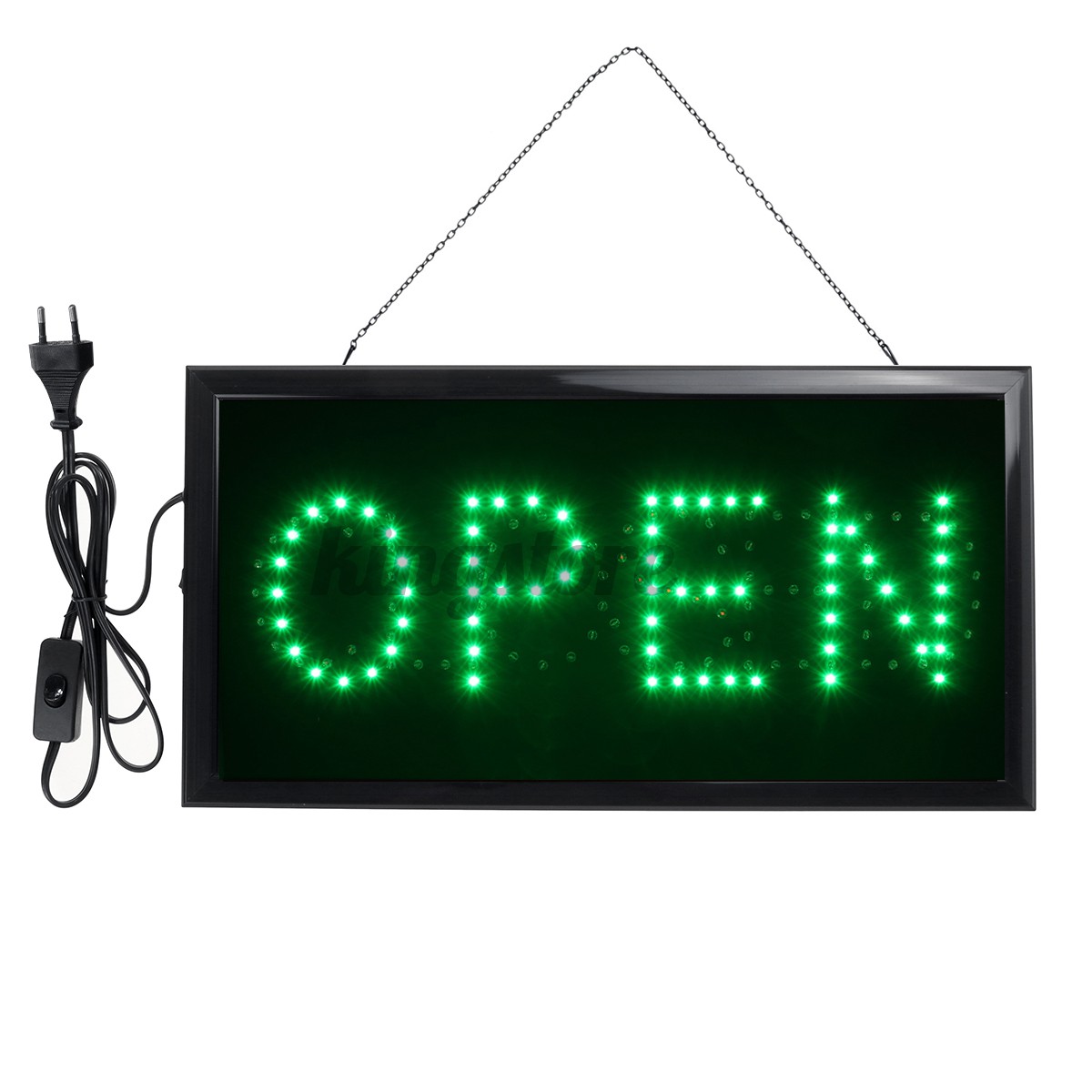 Flashing LED Neon Light Business Sign OPEN CLOSE 2 in 1 Display Cafe ...