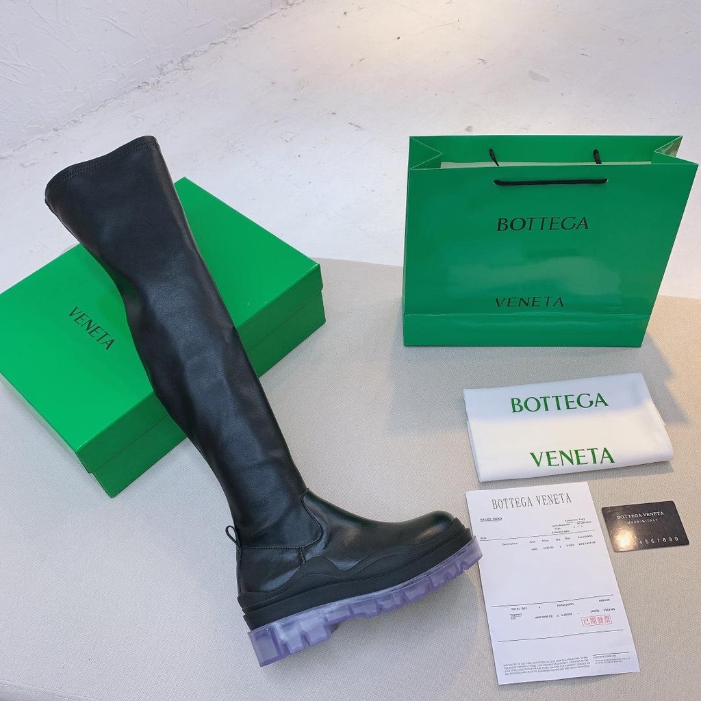 2021 Women Shoes BOTTEGA VENETAnew BV color bottom stretch over the ...