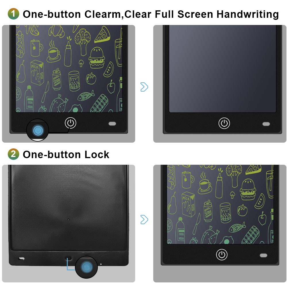 B3Pack LCD Writing Tablet Colorful Screen Doodle Board Reusable ...