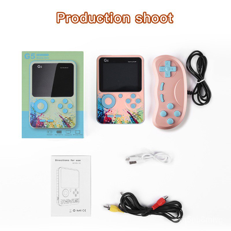 [Built-in 500 Games]G5 Gaming Machine Retro Mini Game Console Gameboy ...