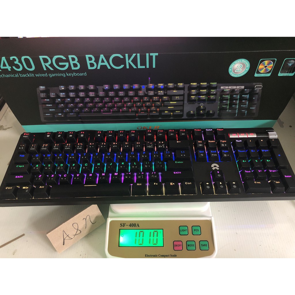 K430 RGB Mechanical Backlit Wired Gaming Keyboard OKER - busara_cat ...