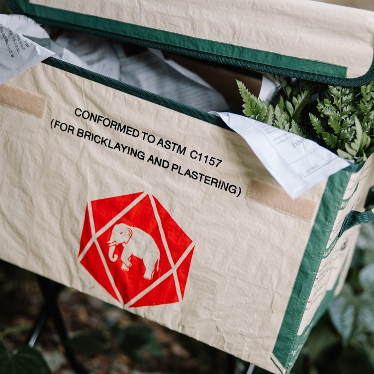 คิดจากถุง - กล่องจากถุงปูน รักษ์โลก SCG Multipurpose Bag - 01 (XSMP-01 ...