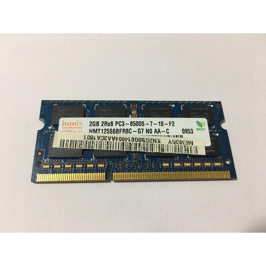แรม Hynix 2GB 2Rx8 PC3 - 8500S-7-10-F2 สำหรับ Notebook | Shopee Thailand