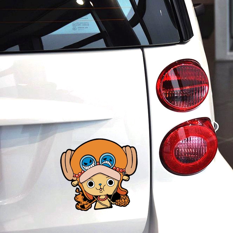 One Piece Luffy Zoro Car Sticker Decals Waterproof Funny Window Door ...
