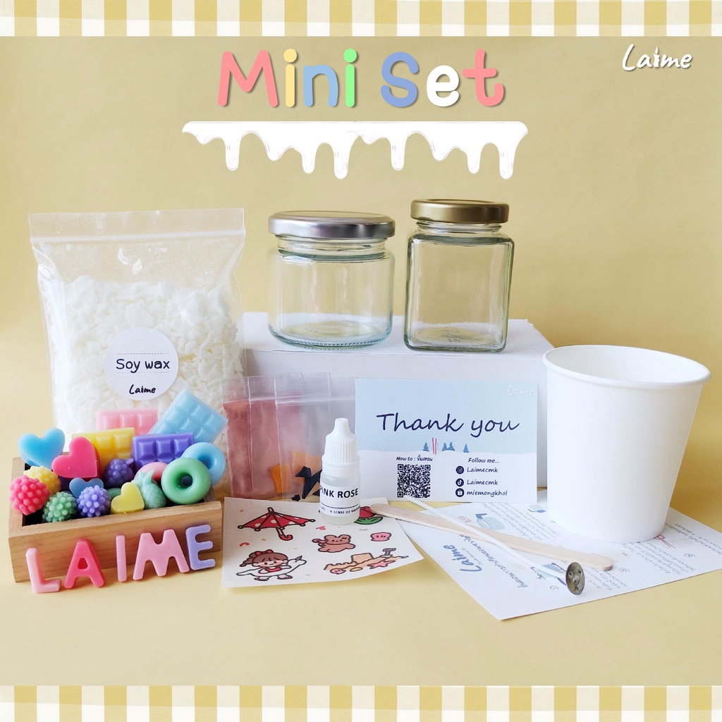 ︎ ชุดทำเทียนหอม DIY (Cutie Set) เทียนหอม เลือก Topping เองได้ น้ำหอมมี ...