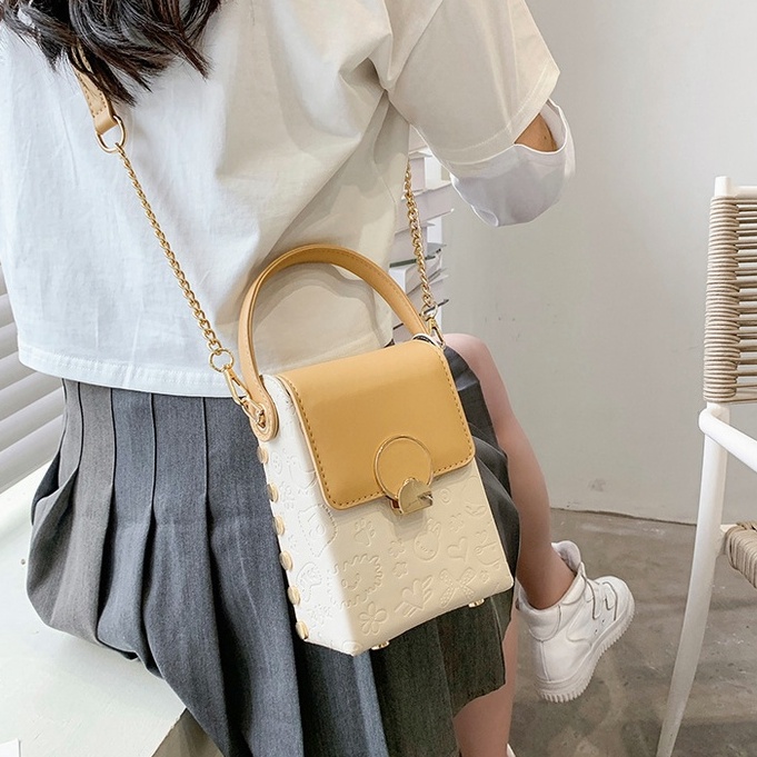 MUSEY.th กระเป๋าโทรศัพท์มือถือสไตล์ตะวันตกกระเป๋าสี่เหลี่ยมเล็ก ๆ ของ ...