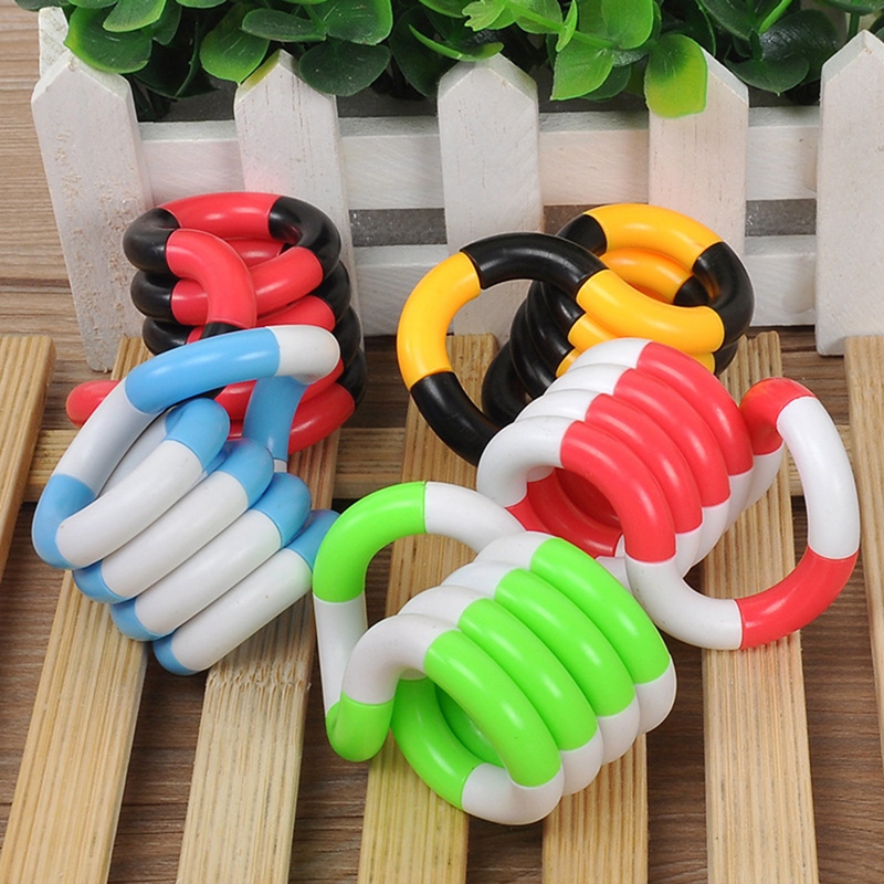 5Pcs Fidget Twister Hand Toys Textured Relax Unzip Toys Fidget Finger ...