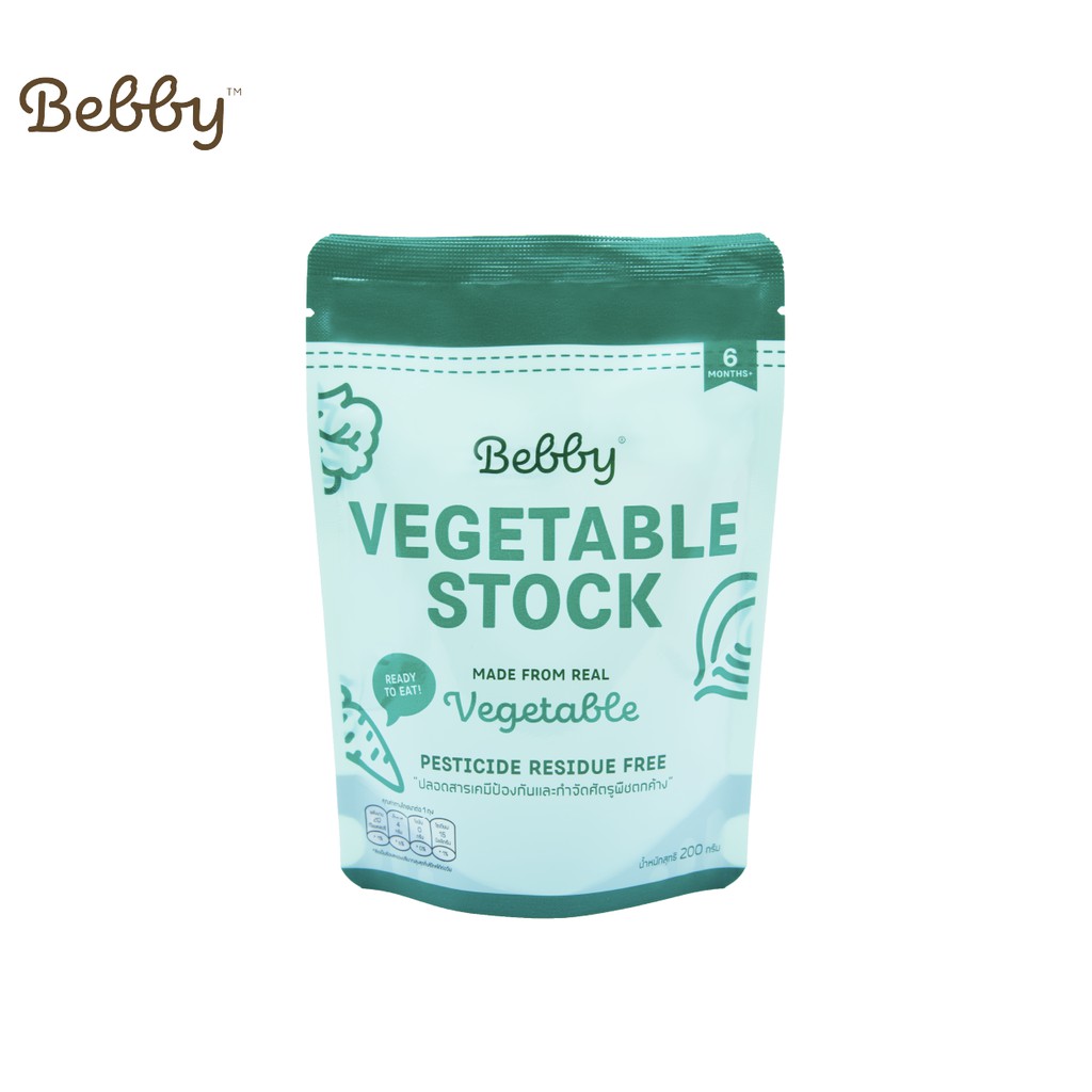 Bebby แบ๊บบี้ น้ำซุปผัก นํ้าสต็อก อาหารเสริมสำหรับเด็ก - moongshop ...