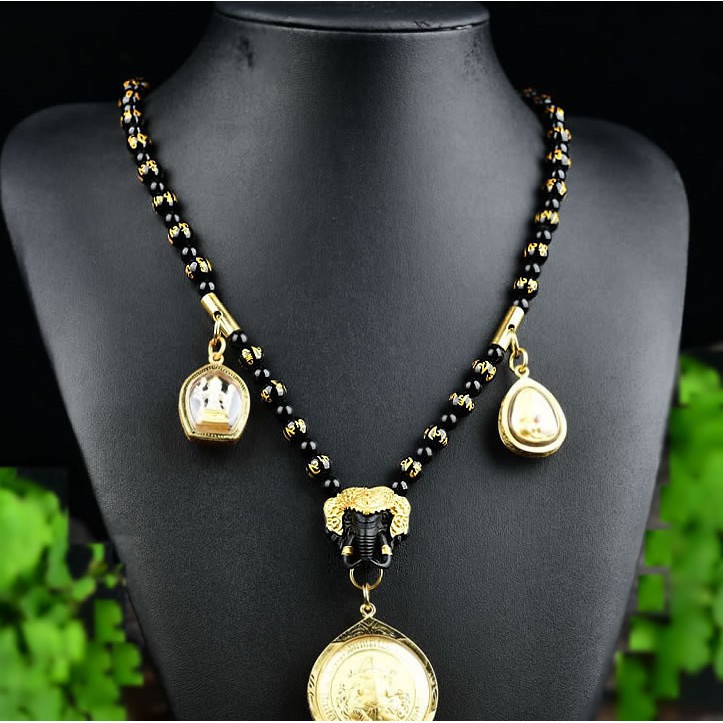 Thai Amulets Special Chain 6mmNatural Coconut Shell Amulet Chain ...