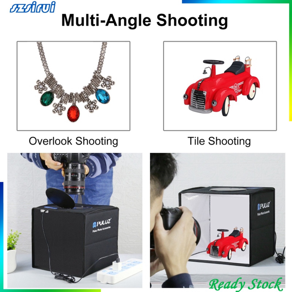 [Ready Stock] Mini 10 inches Folding Photo Studio Light Box Set w/6 ...