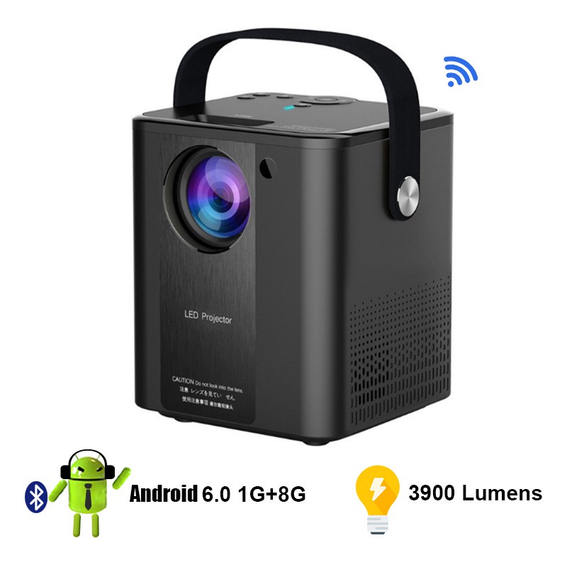 LED Projector Full HD Video Projector Mobile Wifi Mini Portable Movie ...