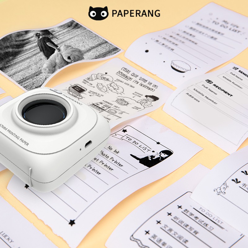 [ของแท้] ????Paperang x Peripage เครื่องปริ้นพกพา Paperang P1 เครื่องป ...