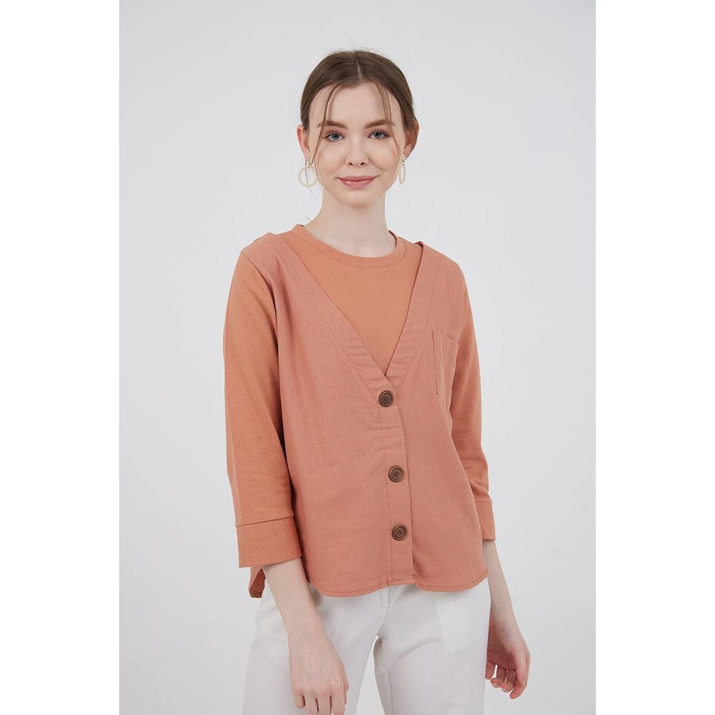 Berrybenka - เสื้อเบลาส์ Sophie Mira สําหรับผู้หญิง ...