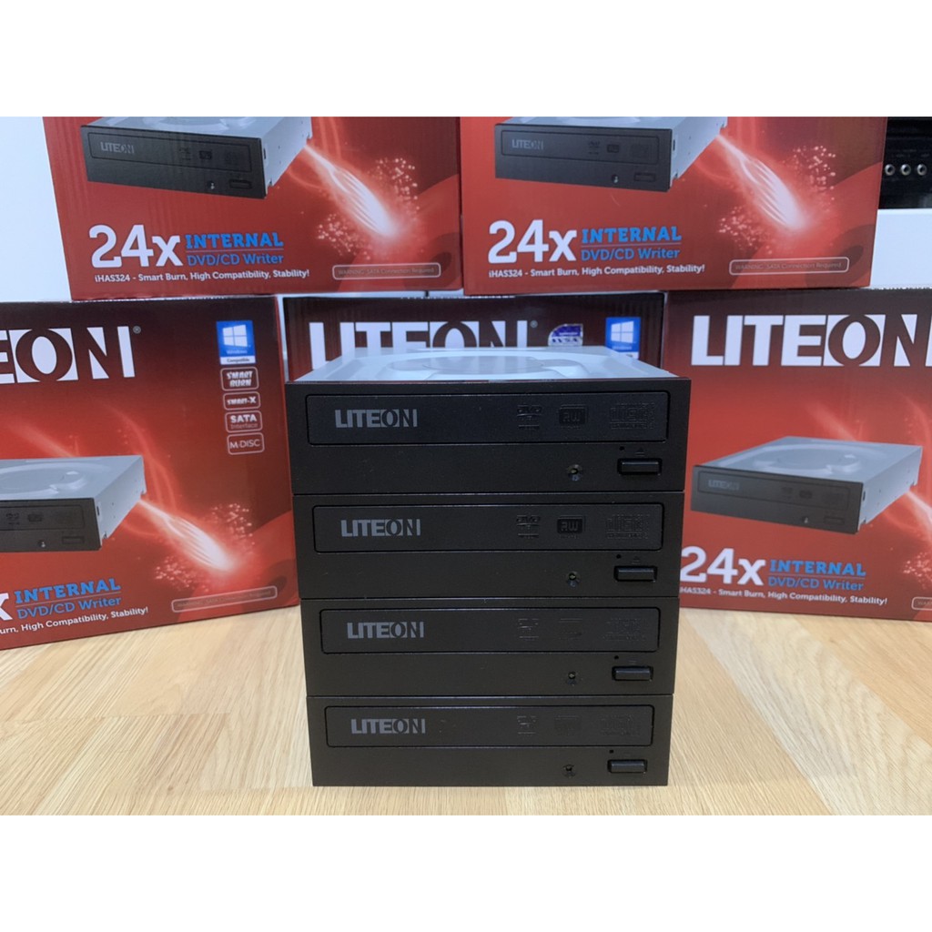 DVD RW SATA 24x (Lite-on) สำหรับคอม อ่าน-เขียน แผ่นซีดี ดีวีดี (มือสอง ...