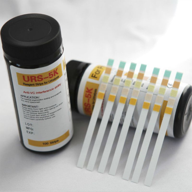 เครื่องวัดระดับน้ำตาลในเลือด100Pcs URS-2K URS-5KURS-1G Glucose pH ...