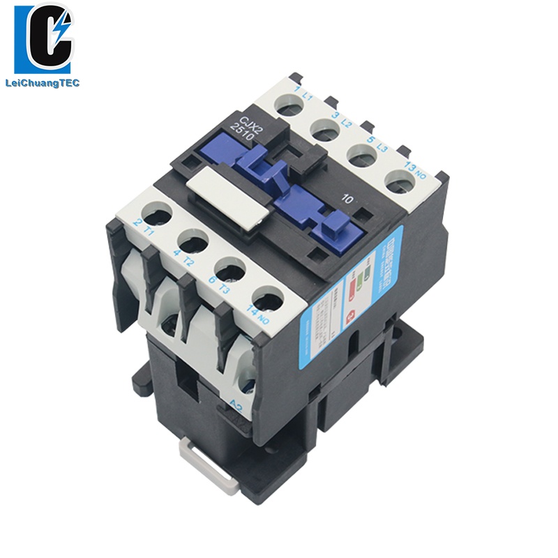 CJX2 2510 คอนแทค AC 25A 3 เฟส ขดลวดแรงดันไฟฟ้า 380V 220V 50Hz Din Rail ...