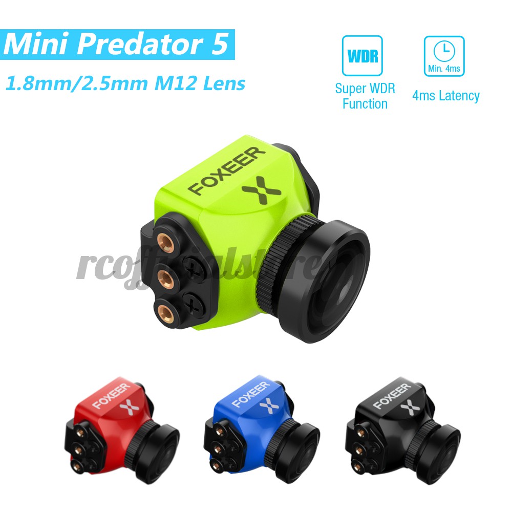 Foxeer Mini Predator 5 Racing Fpv กล้อง 4 Ms Latency ซูเปอร์ Wdr LY7c ...