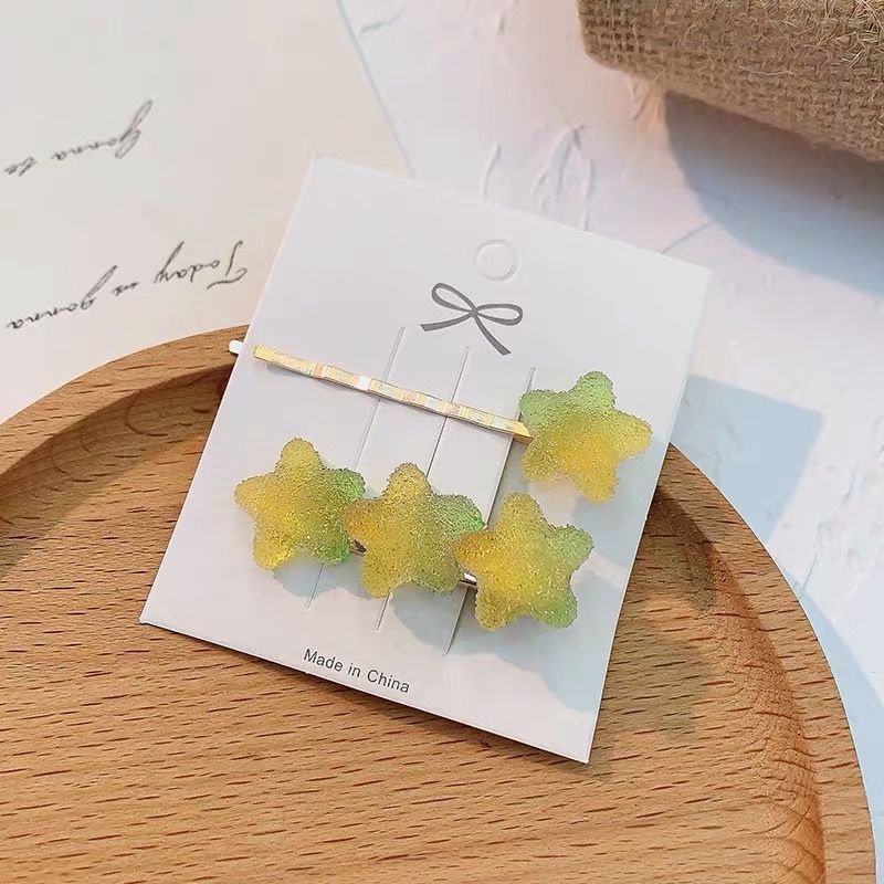 เครื่องประดับสุทธิสีแดงIns ลมสาวหัวใจ hairpin น่ารักเด็ก soft candy ...