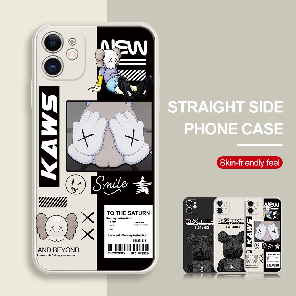 เคสโทรศัพท์มือถือ Tpu แบบนิ่ม ลาย Bearbrick KAWS Smiley สําหรับ Xiaomi ...