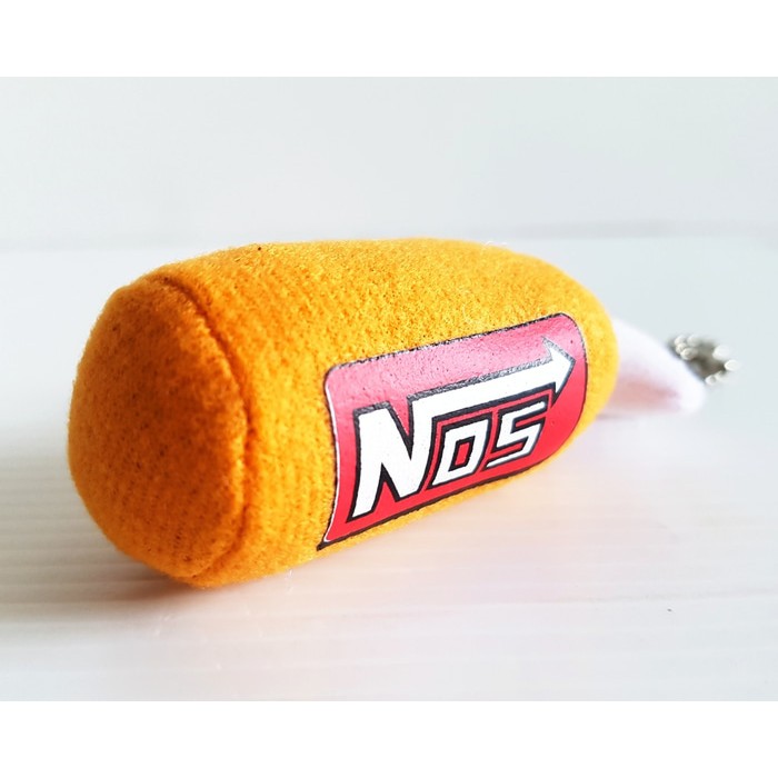 พวงกุญแจผ้า รูปขวด JDM Racing NOS - autoracesurabaya.th - ThaiPick