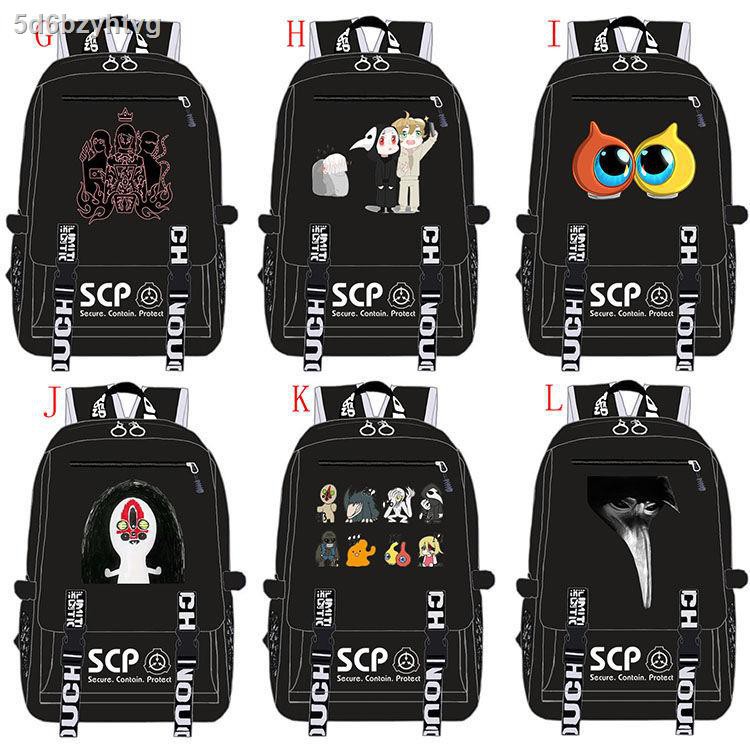 กระเป๋าแล็ปท็อปมูลนิธิ scp กระเป๋านักเรียนกระเป๋าเป้แอนิเมชั่นรอบ ...
