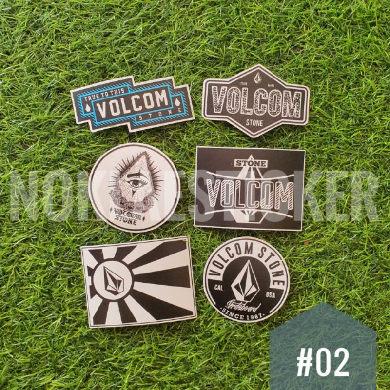 Stickers Volcomวอค่อมสติ๊กเกอร์เคลือบด้านกันน้ำกันรอยอย่างดี ...