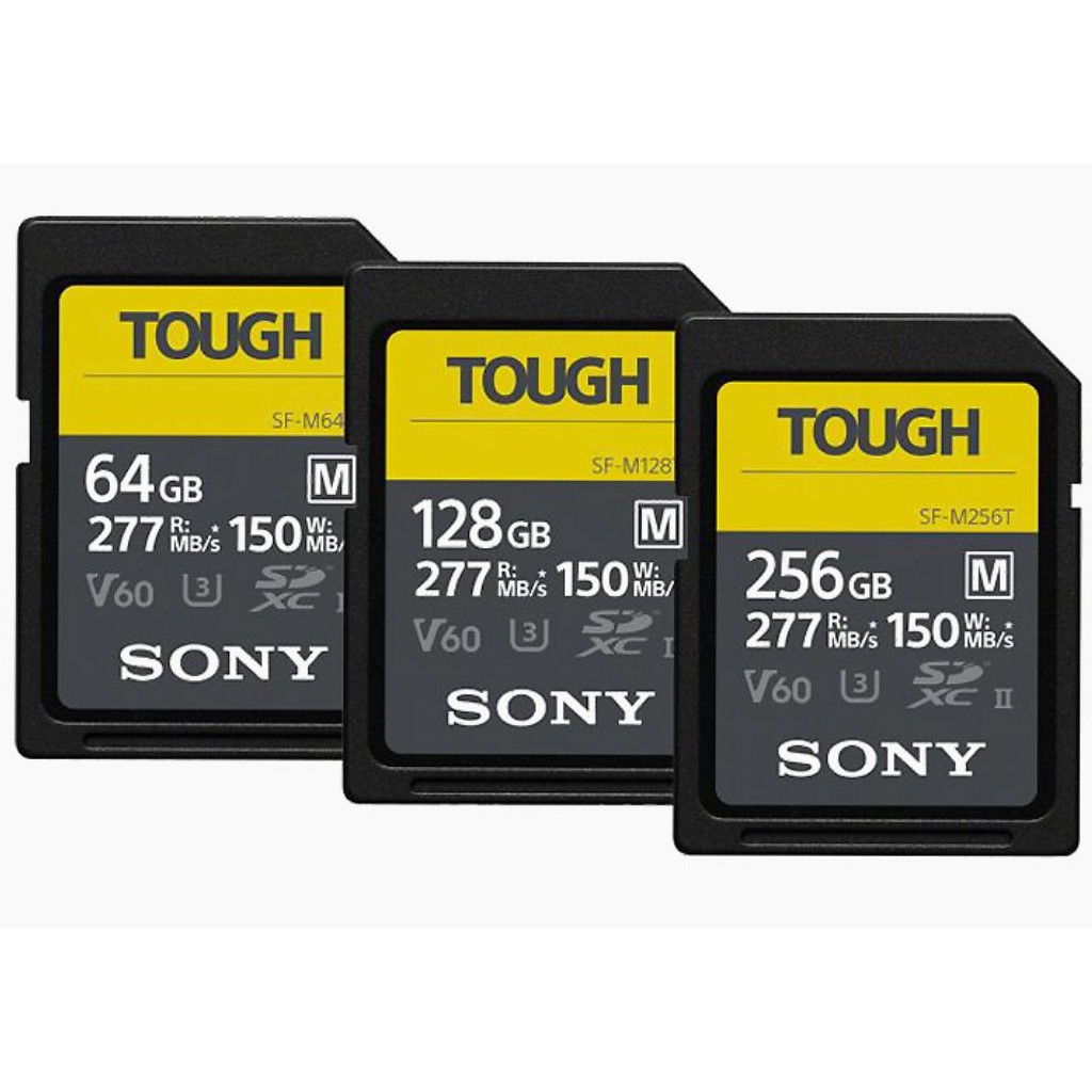 Sony SF-M Tough Series UHS-II SDXC Memory Card (64GB128GB256GB ...