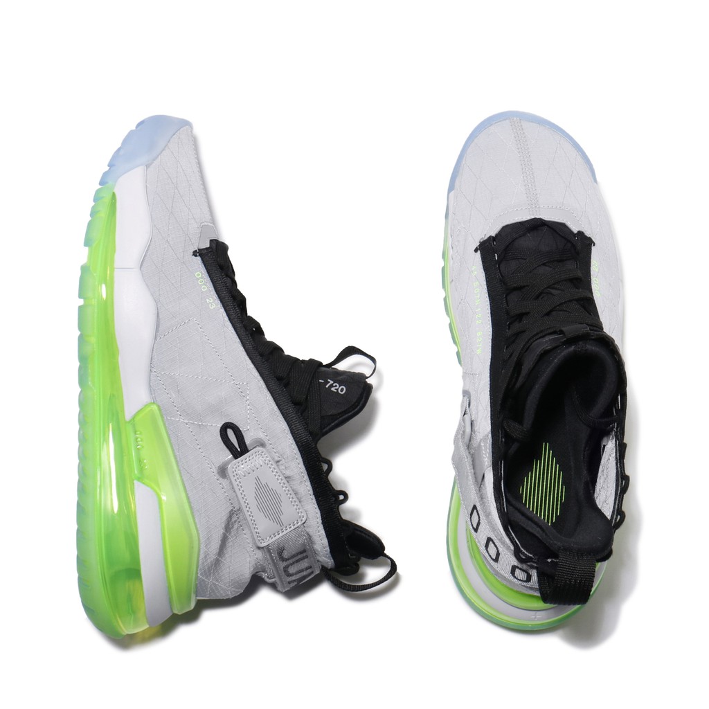 Nike Jordan Proto - Max 720 รองเท้าลําลองสีเทาสีเขียวสําหรับผู้ชาย ...