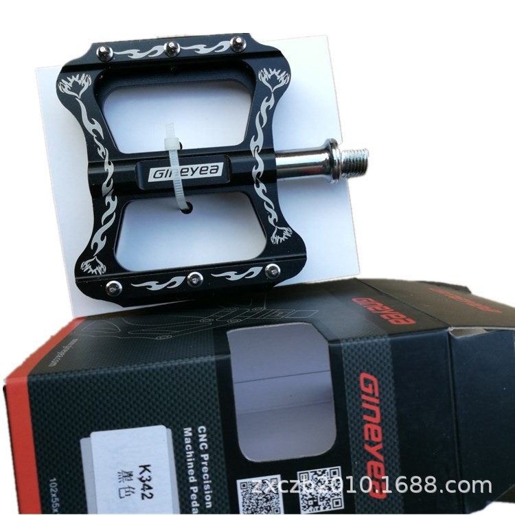 Gineyea Jing Ye ที่เหยียบปั่นจักรยานอลูมิเนียมกันลื่น K34 - tebaf09.th - ThaiPick