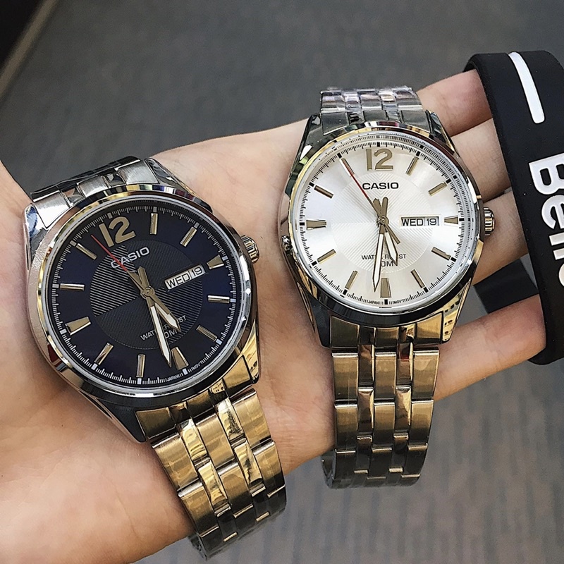 CASIO นาฬิกาคู่ รุ่น MTP-1335D LTP-1335D รับประกันศูนย์CMG1ปี MTP-1335 ...