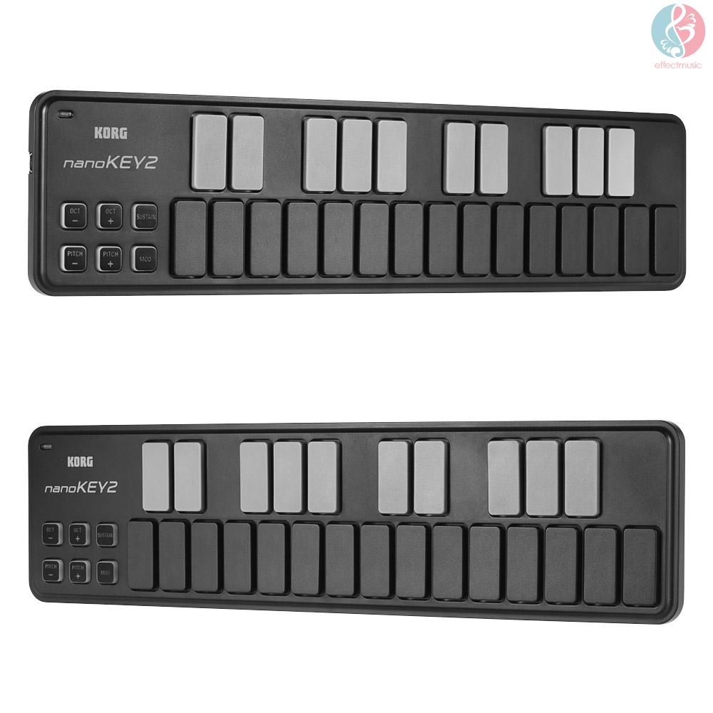 Korg Nanokey2 คีย์บอร์ด Usb แบบพกพา 25 คีย์พร้อมสายเคเบิ้ล Usb ...