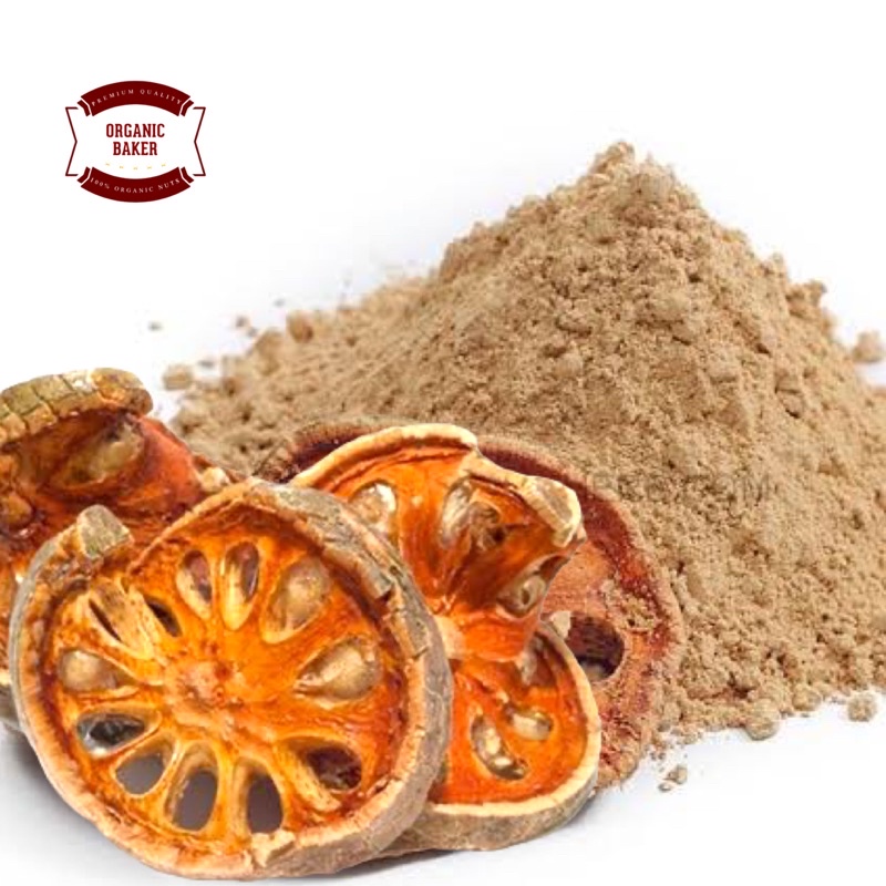 ผงมะตูม มะตูมผง ออร์แกนิค 100 Organic Beal Powder ขนาด 200g ไม่มีน้ำตาล ...