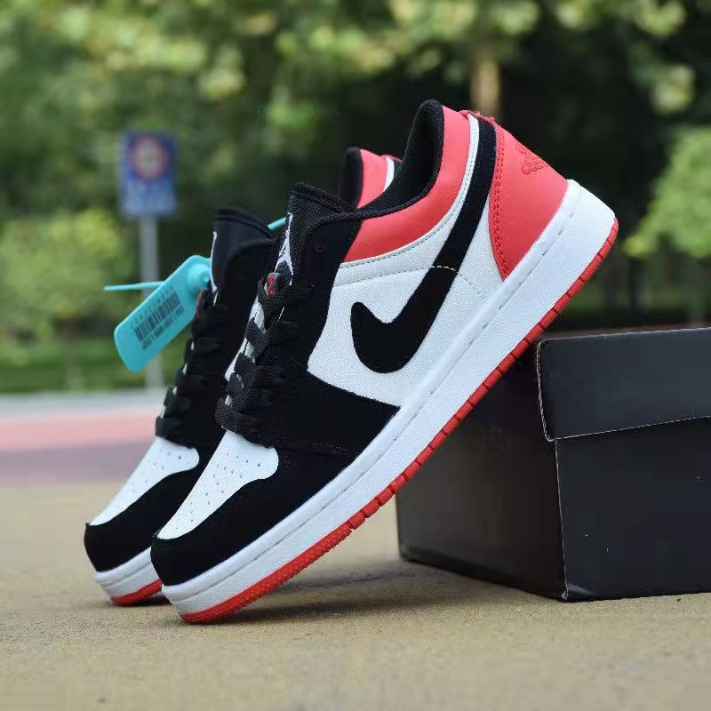 CR-81 Spot Nike Jordan 1 Low Aj1 รองเท้าผ้าใบสตรีรองเท้าคู่ Kasut ...