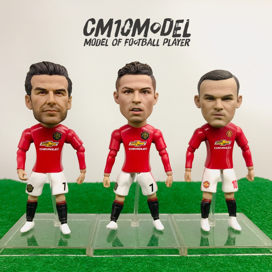 โมเดล Mark-Soccer เบ็คแฮม รูนี่ ป็อกบา | Shopee Thailand