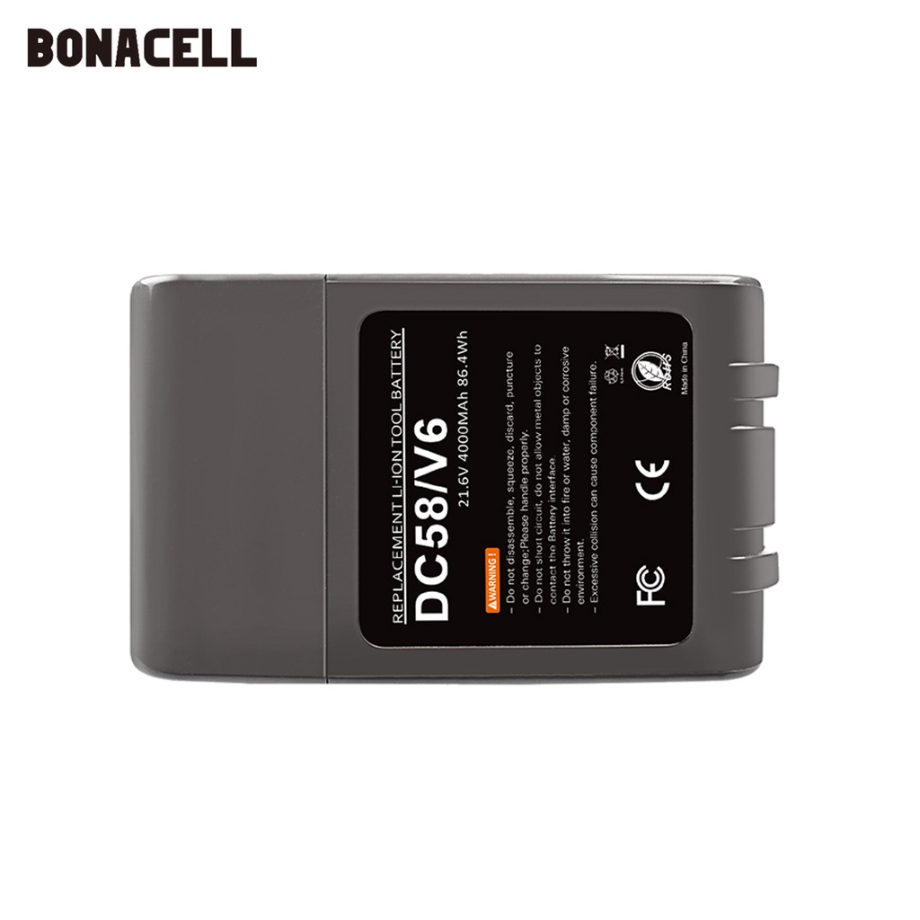 แบตเตอรี่ชาร์จ21.6V 6000mAh Replacement Battery for Dyson Li-ion Vacuum ...