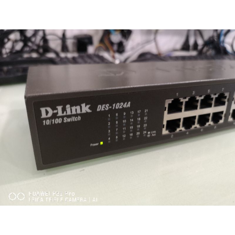D-LINK DES-1024A 10100 Switch มือสองสภาพดีประกันตลอดอายุการใช้งานเหมือน ...