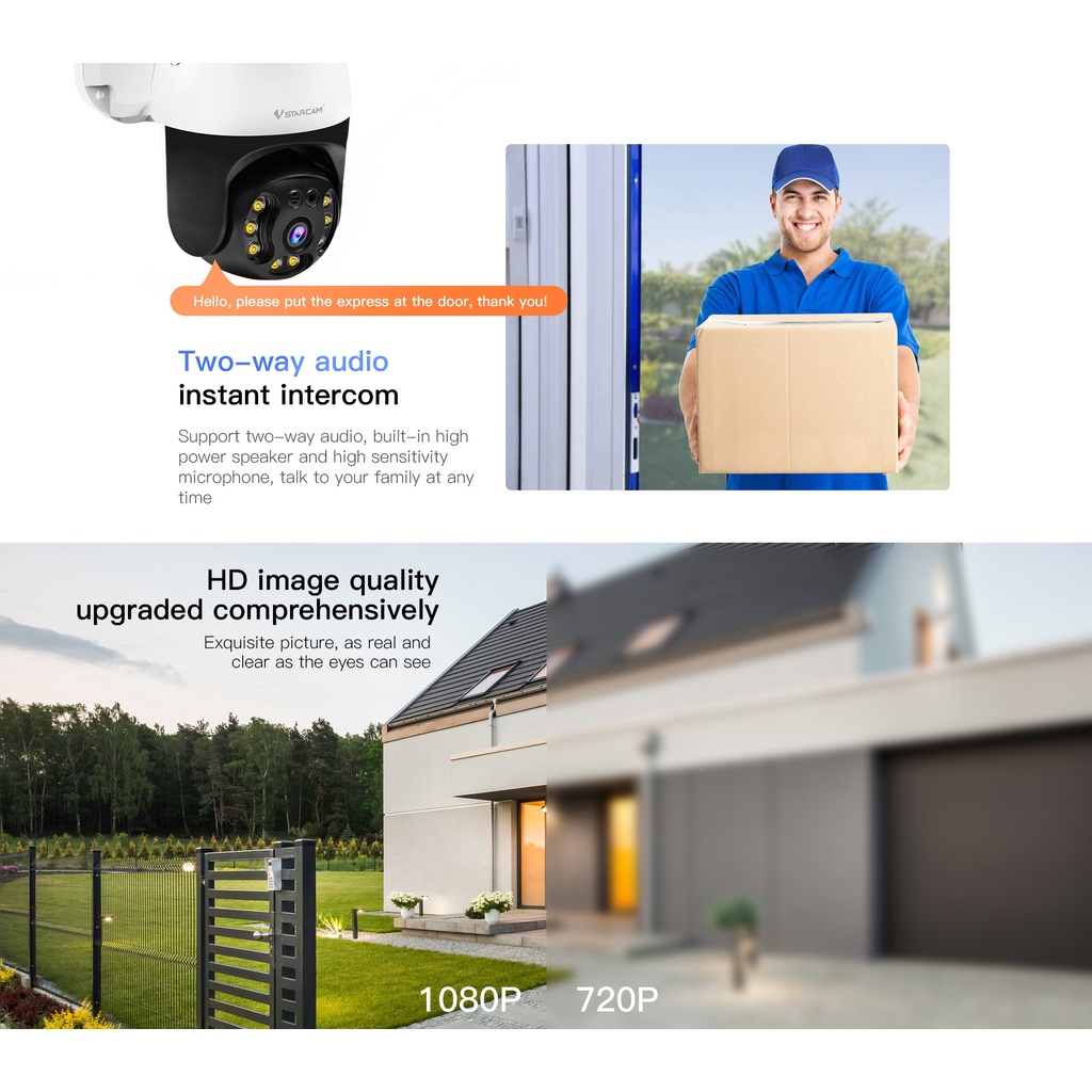 VSTARCAMCS64 SUPER HD 1296P 3.0MegaPixel H.264 WiFi iP Camera กล้องวงจรปิดกันน้ำ - vstarcam_shop ...