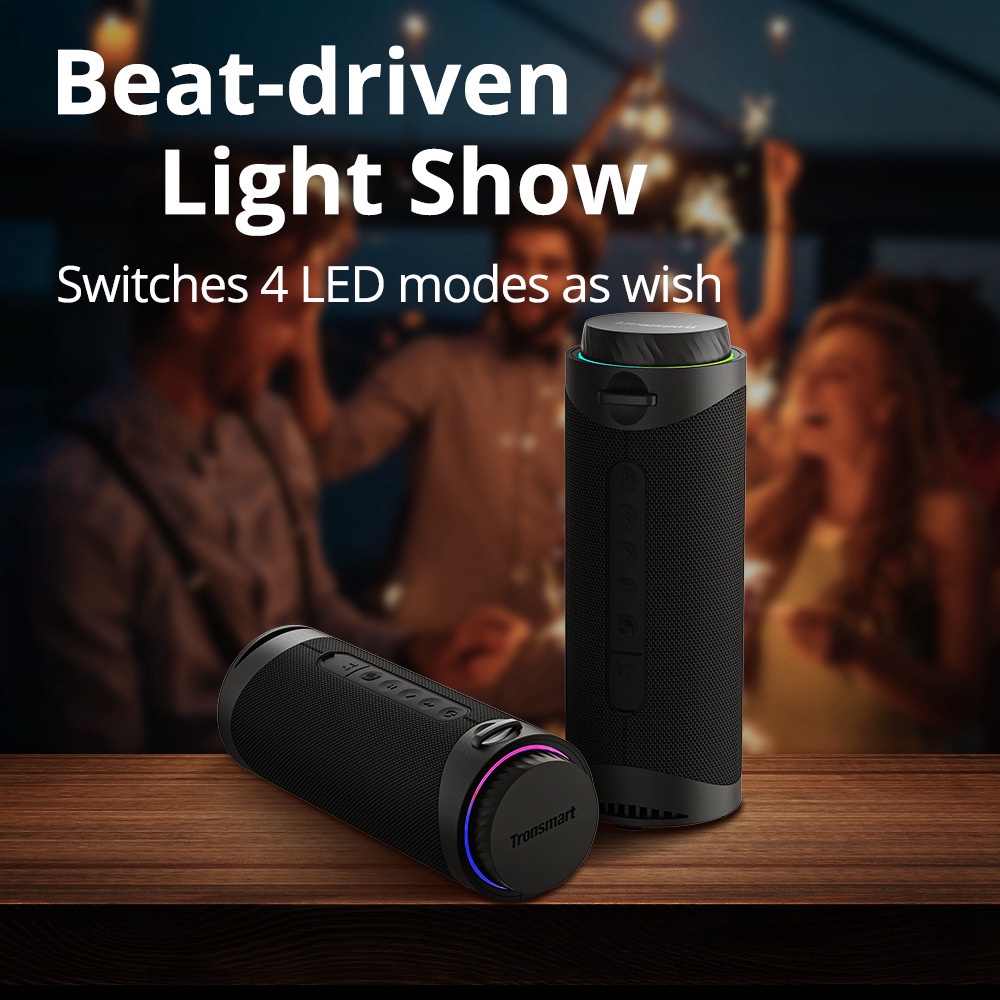 Tronsmart T7 Bluetooth Speaker IPX7 Waterproof Outdoor Speaker with 360 ...