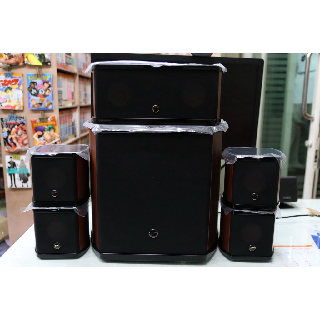 ลำโพง 5.1 Swans HIVI M20-5.1MKII มีแอมป์ในตัว สภาพดีมาก มีกล่อง คู่มือ ...