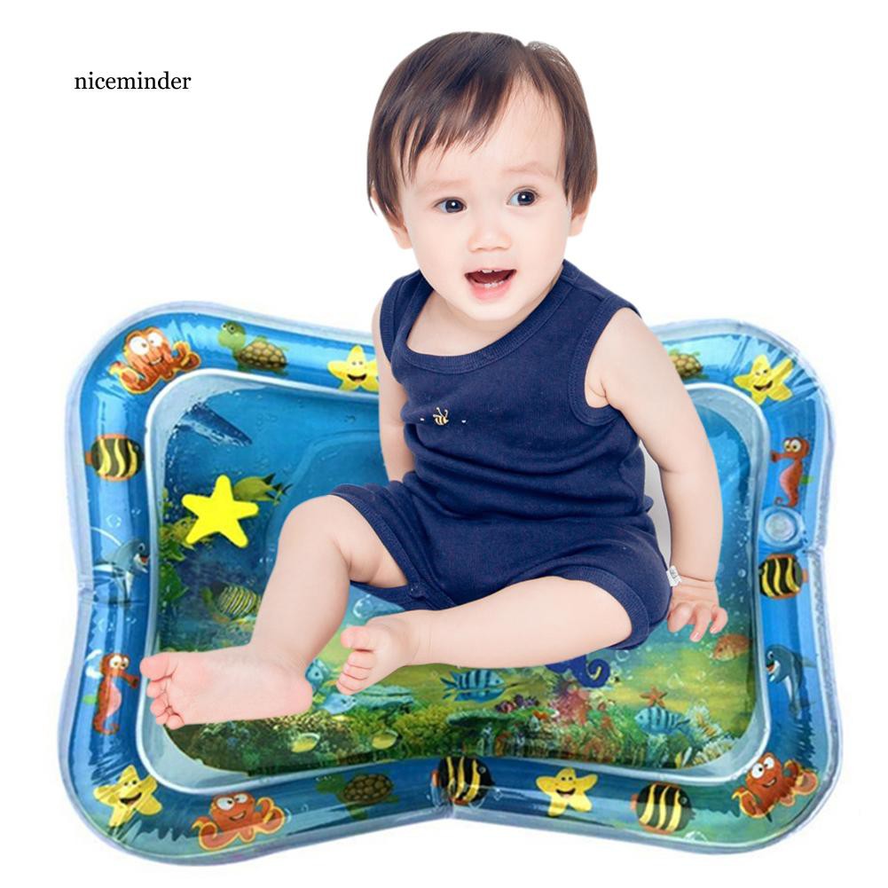 Real stock Inflatable Water Mat Infant Toddler Tummy Time Play Pad ...