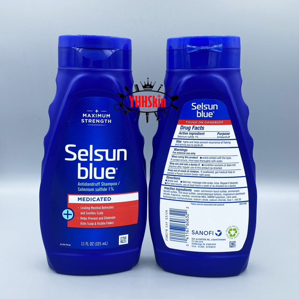 Selsun blue แชมพูเซลซัน บลู แชมพูสำหรับรังแค ( ของแท้ 100 นำเข้าจาก USA ...