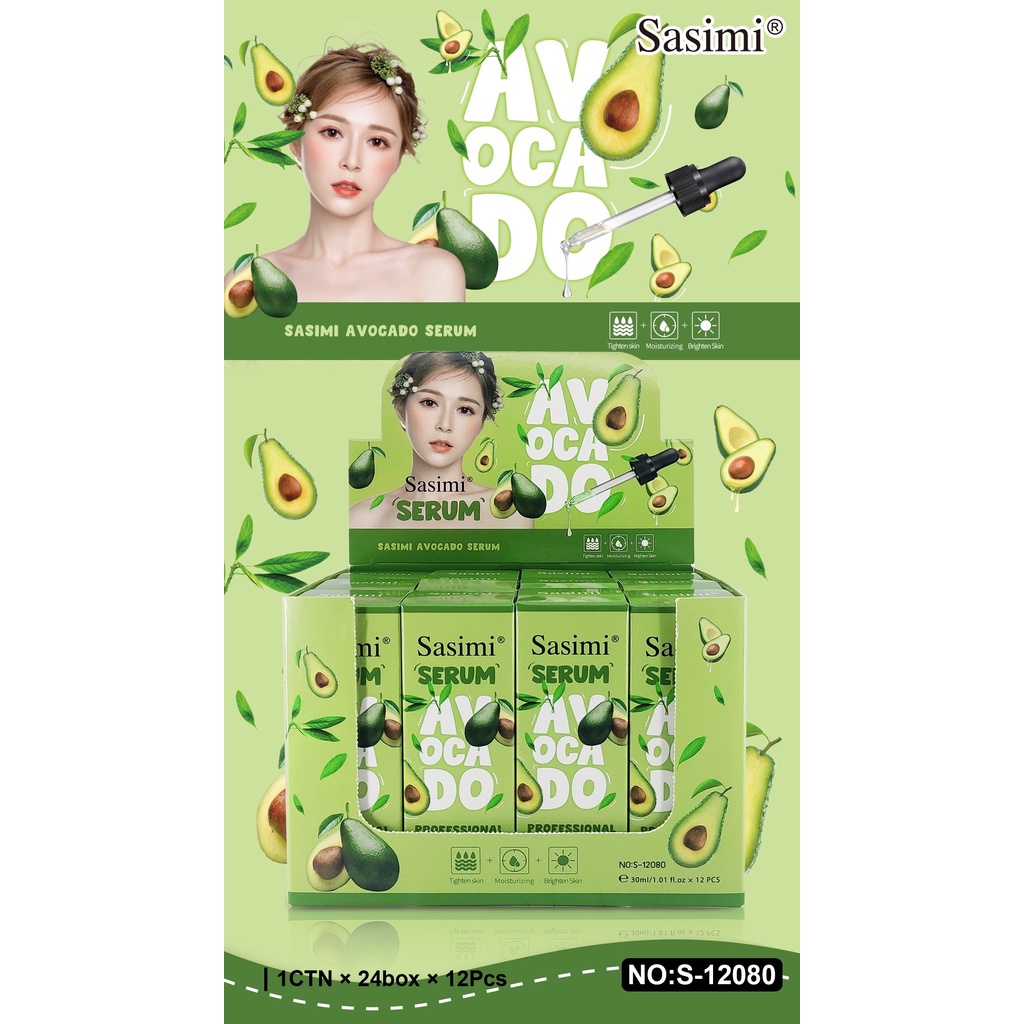 SASIMI SERUM ซาซิมิ เซรั่มบำรุงผิวหน้า 6สูตร เพิ่มความชุ่มชื้น กระจ่าง ...