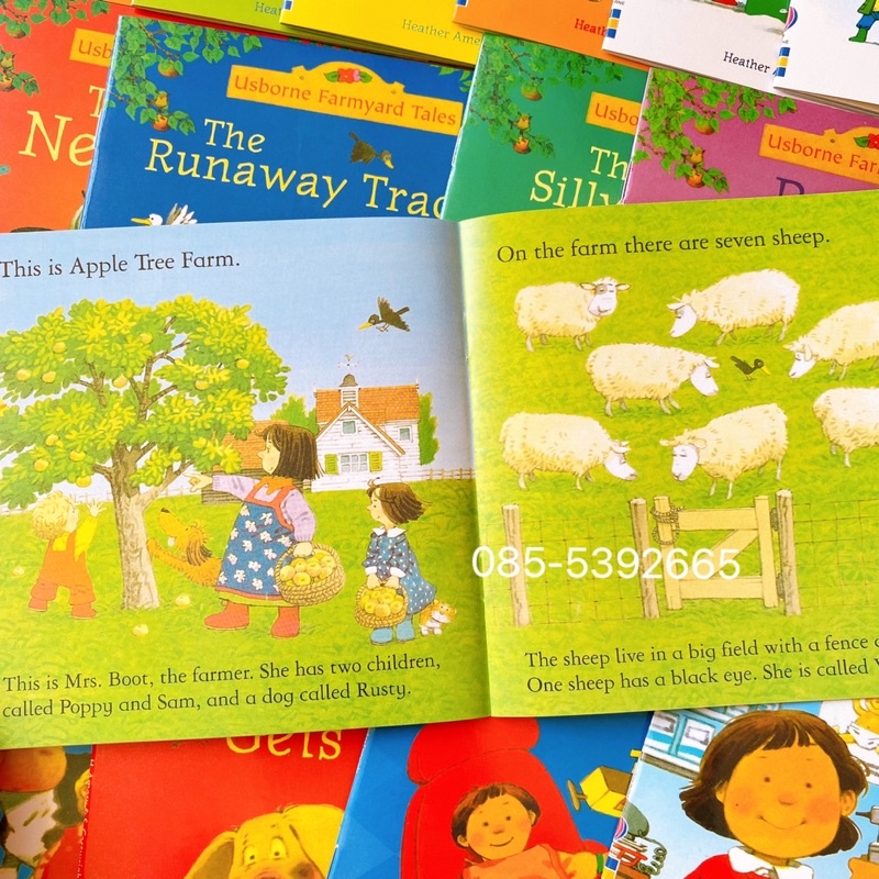 นิทานภาษาอังกฤษ 20 เล่ม ???? first Experiences & Usborne Farmyard Tales ...