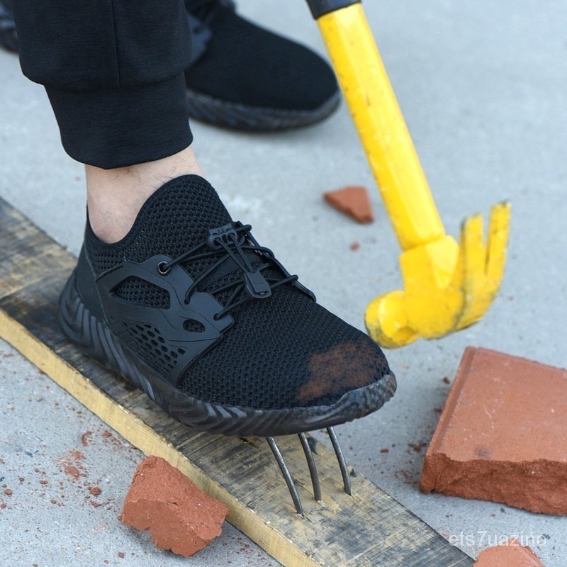 Men Women Steel Toe Cap Air Work Safety Boots Puncture-Proof Non-slip ...