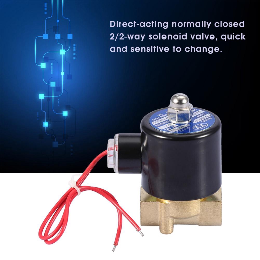 dn 10 normally closed 2 position 2 way อุปกรณ์วาล์วแม่เหล็กไฟฟ้า ac 220 v 3/8 - xguli.th - ThaiPick