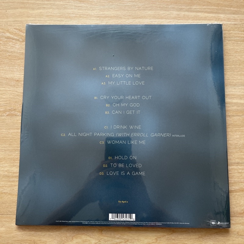 แผ่นเสียง Adele 30 limited white vinyl 2 x Vinyl LP Album Stereo ...