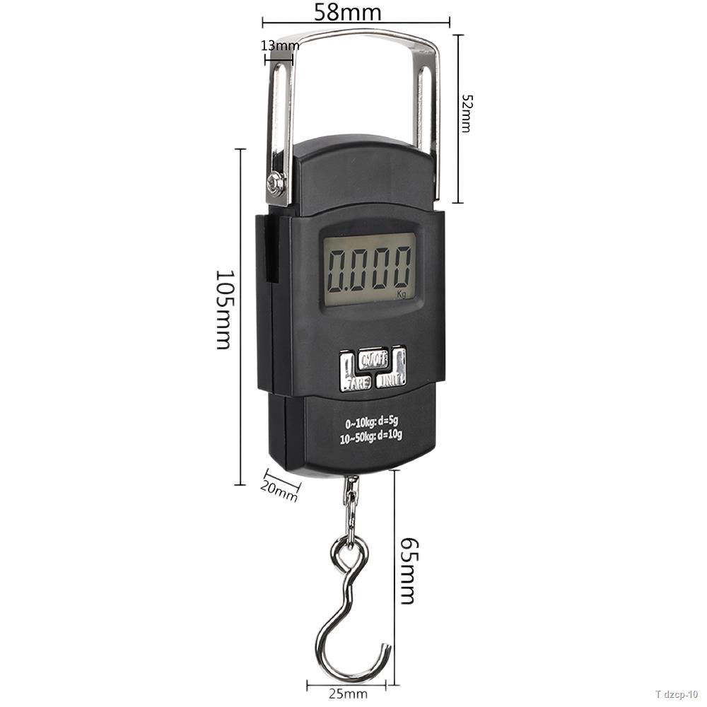 Home Tool 50Kg/110lb Hanging Digital Weighing Scale for Fishing Luggage ...
