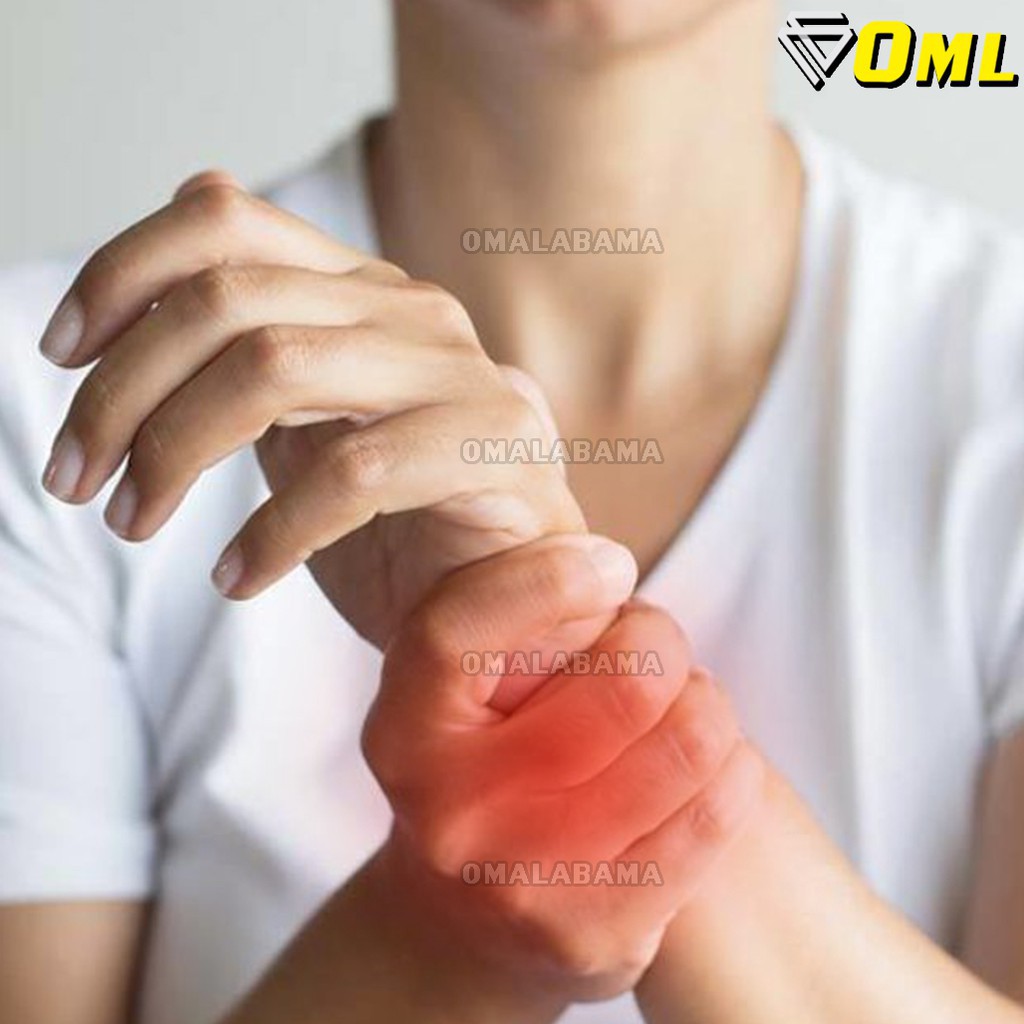 ราคาถูกขาย OML TID-W ผ้าพันข้อมือ 2ชิ้น ปรับขนาดที่พันได้ ไม่จำกัด พันข้อมือ สายรัดข้อมือ ที่รัด ...