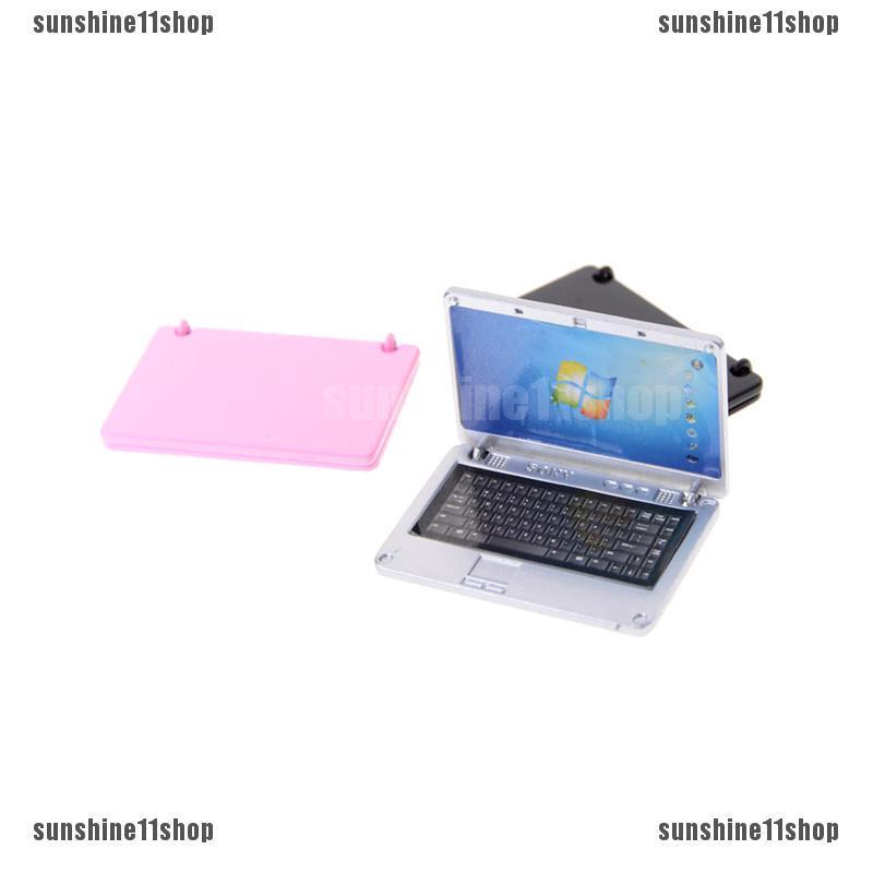 SSH 1/12 Dollhouse Miniature Dollhouse Accessories Mini Laptop Home ...
