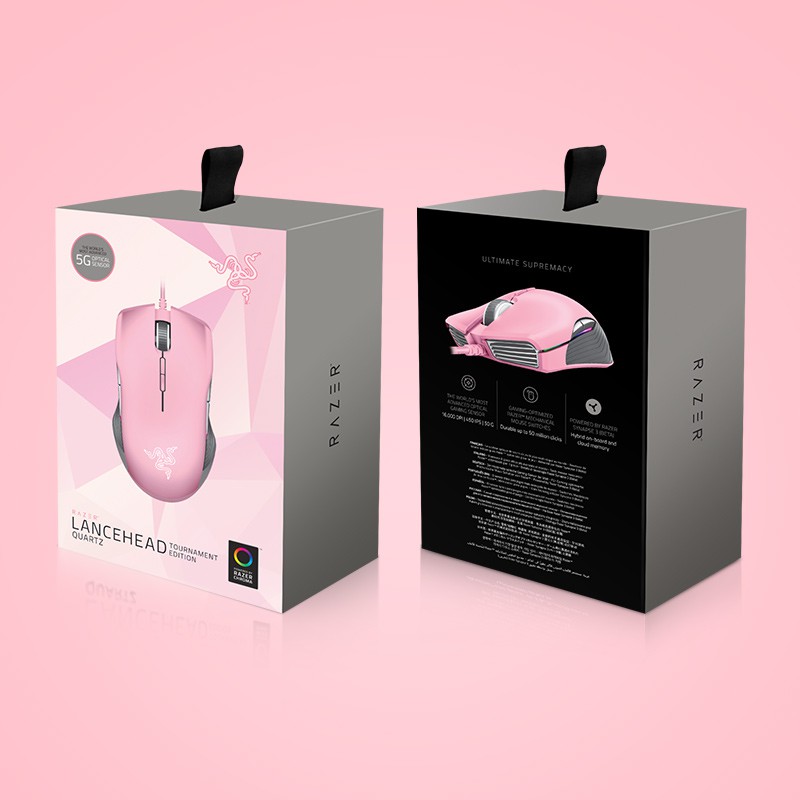 Razer Viper Sports Edition Pink Crystal Gaming Boys and Girls RGB Wired ...